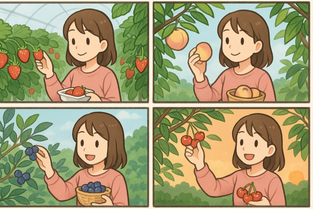 Chubu-Tokai Fruit Picking by RV Guide - キャンピングカーを使った旅がしたい！